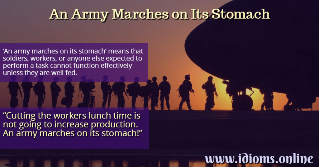 What Does It Mean That an Army Travels on Its Stomach? - War Commander
